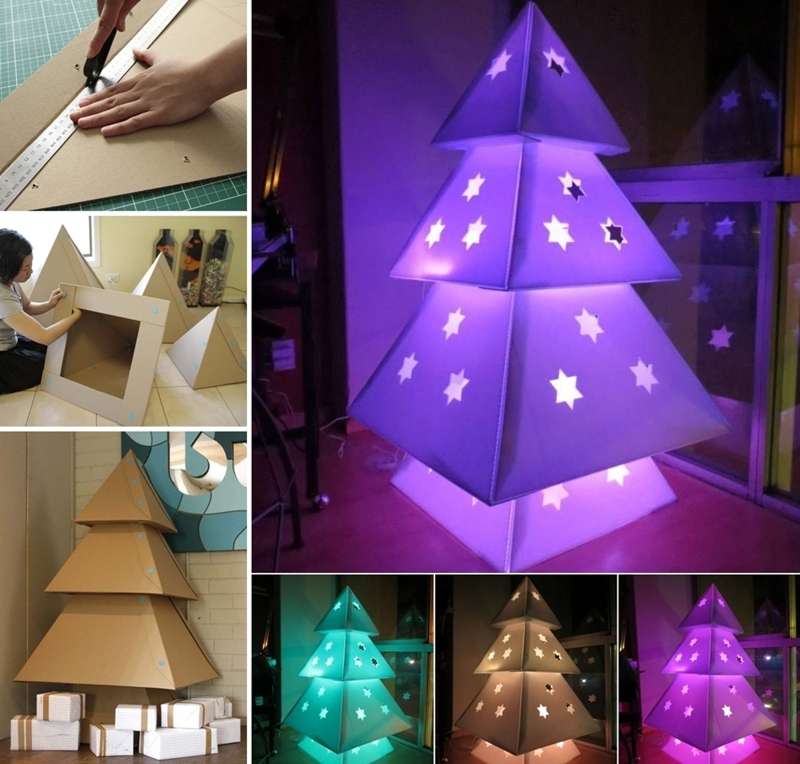 15 Awesome Cardboard Christmas Craft And Decoration Ideas 15-awesome-cardboard-christmas-craft-and-decoration-ideas